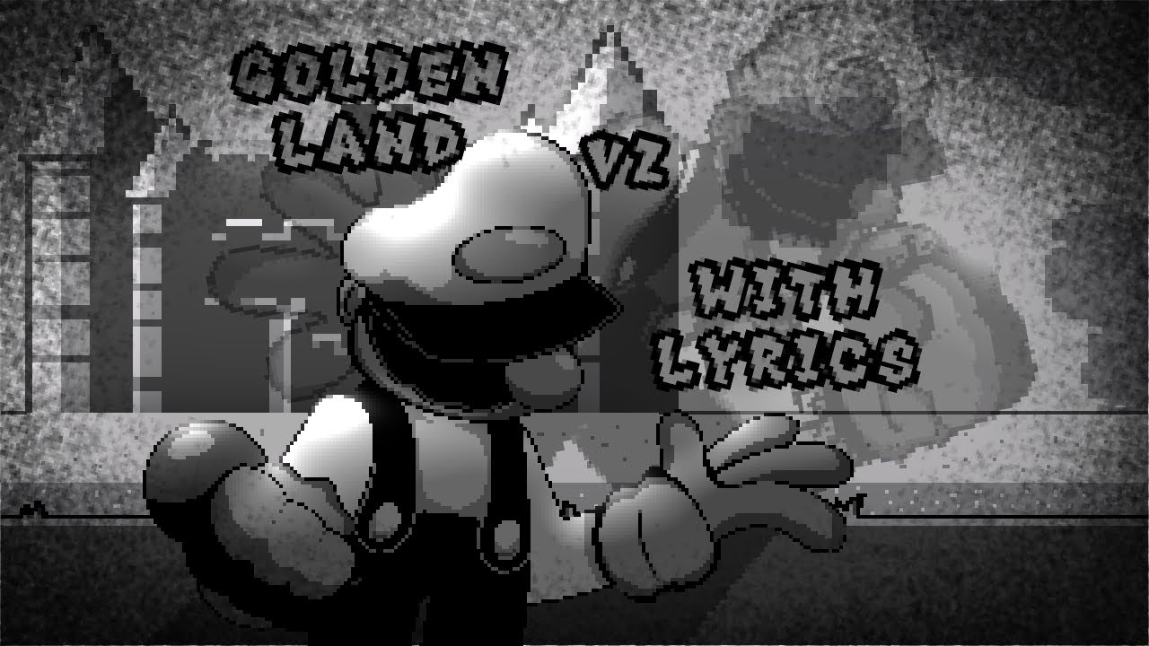 Golden land with lyrics | Friday Night Funkin’ Mario’s Madness V2 cover ...