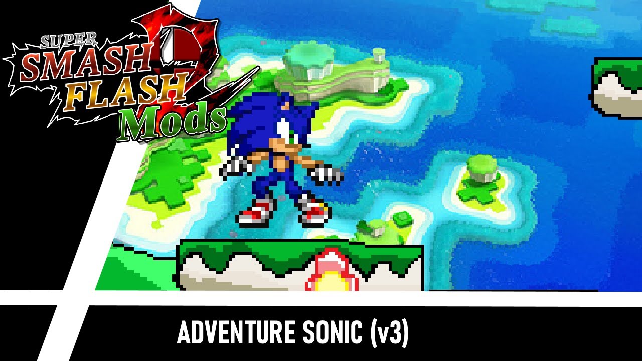SSF2 mod Showcasing| Sa2 Sonic - YouTube