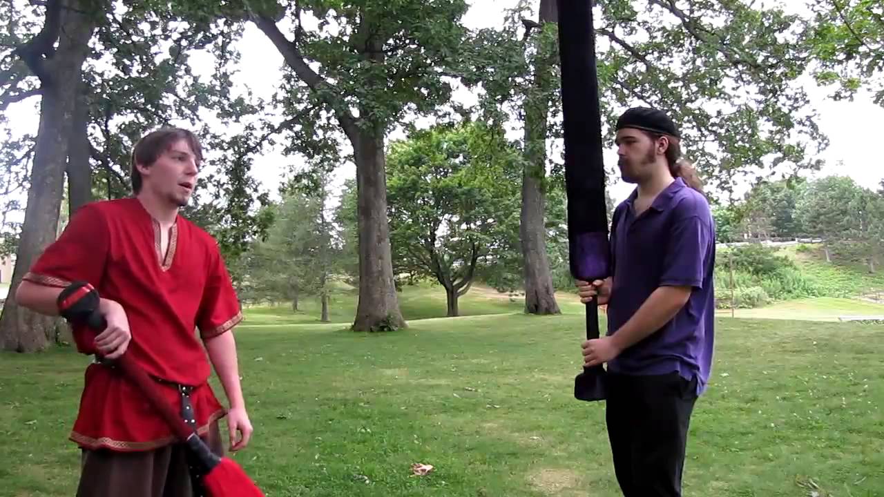 Dagorhir Longsword Stances V1 (By Adakan) - YouTube