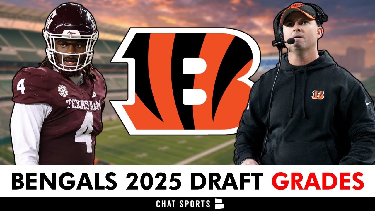 Bengals Draft Grades: All 7 Rounds From 2025 NFL Draft Ft. Shemar ...