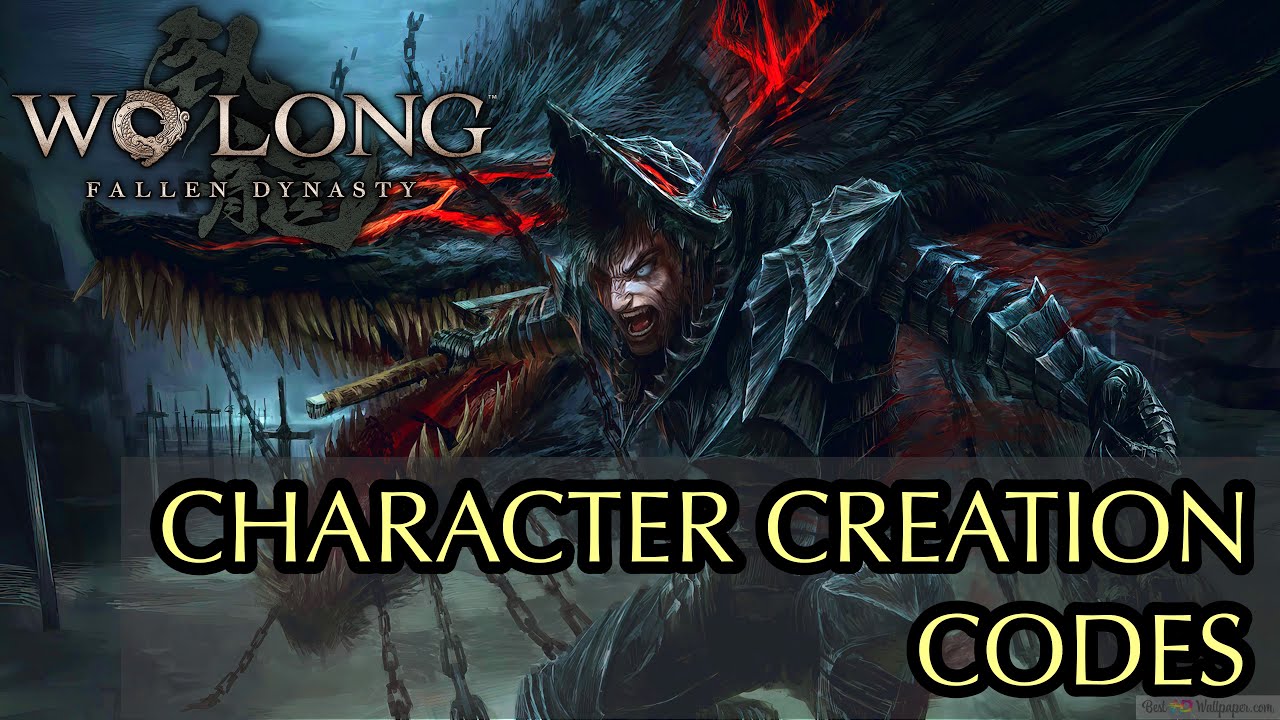 Wo Long: Fallen Dynasty Character Creation Codes (PS5) - YouTube