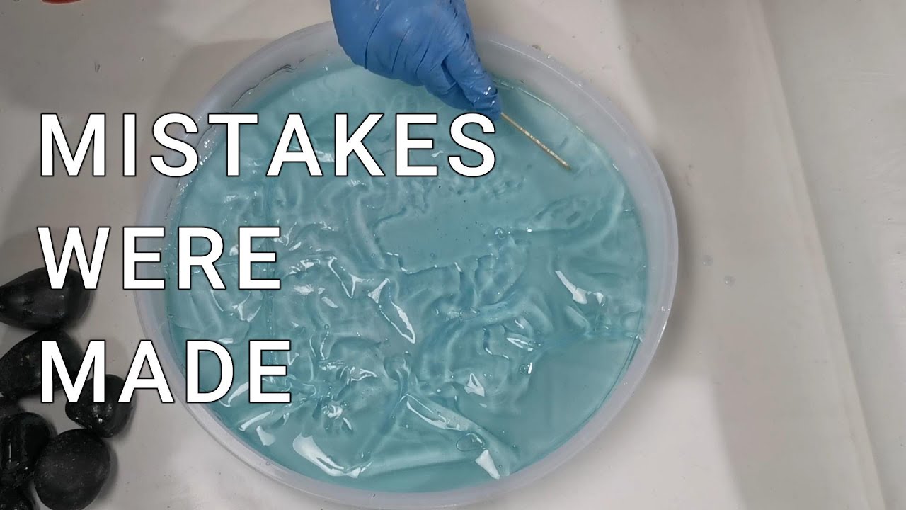 Rippled Water Effect in Resin: Learn from my MISTAKES making Epoxy ...