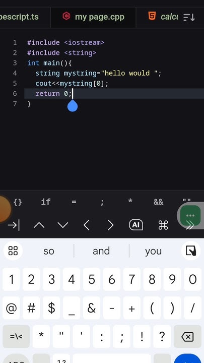 C++ Access Strings first character #shorts #c++#access #strings # ...