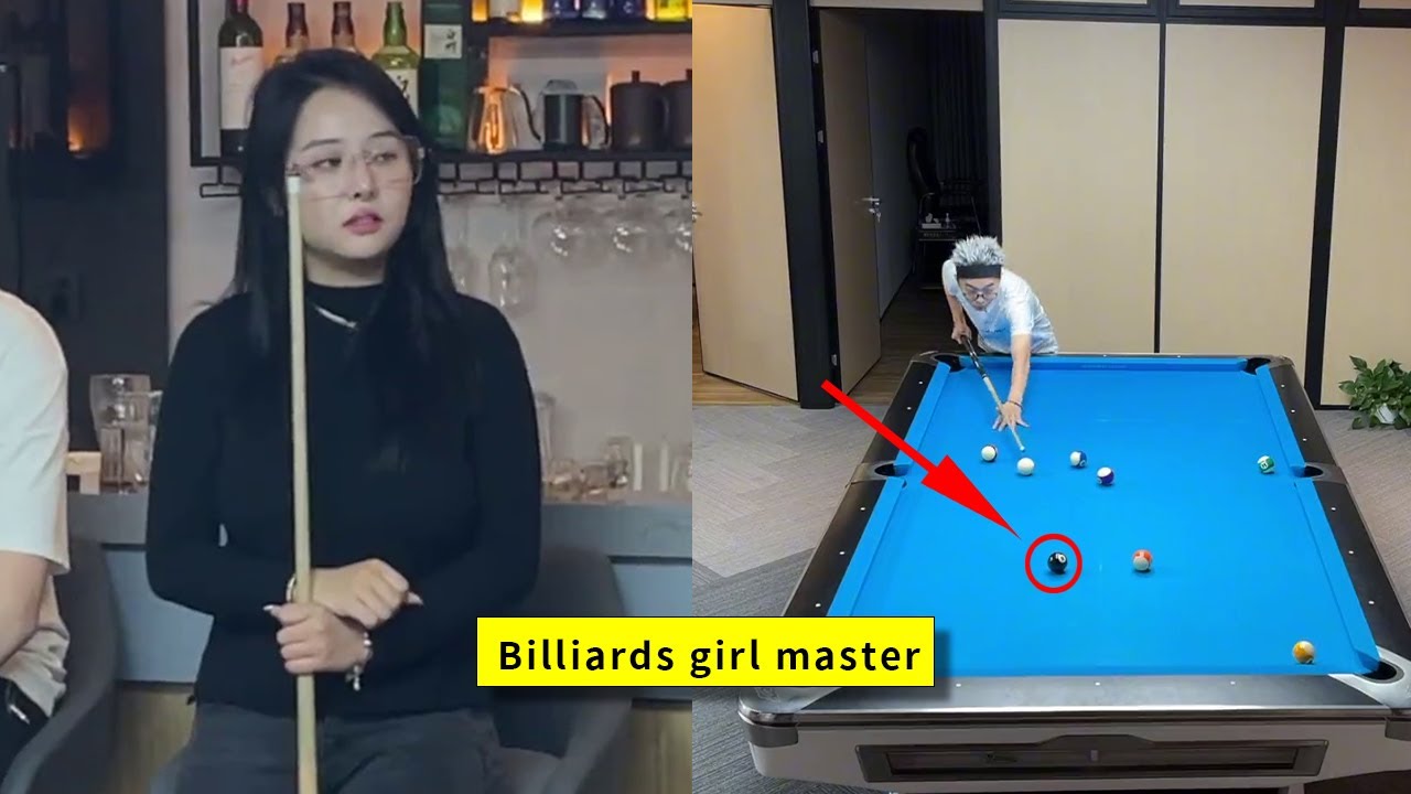 【fancy billiards】Go to the billiard hall and meet the female billiard ...