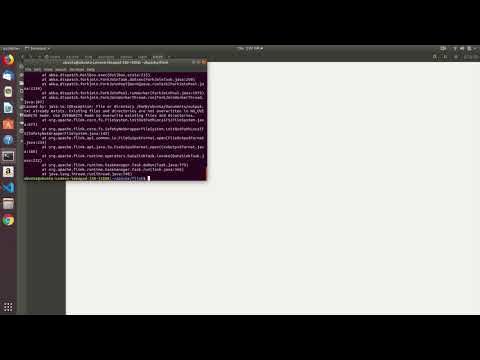 Apache Flink Installation, Word Count and HashTag Count program - YouTube