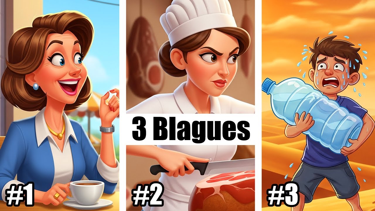😆 3 Blagues Complètement DÉBILES Mais TROP DRÔLES ! 🚗🥓| Blague du Jour ...