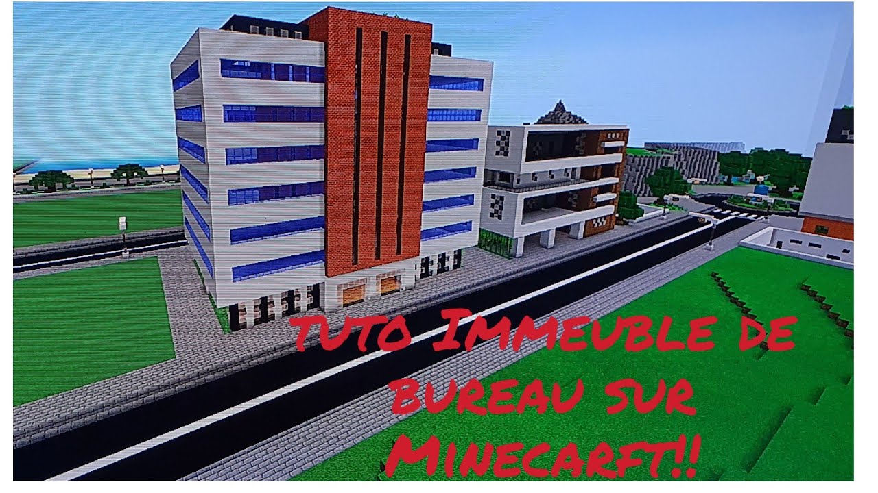 TUTO: Immeuble moderne sur Minecraft!! #2 - YouTube