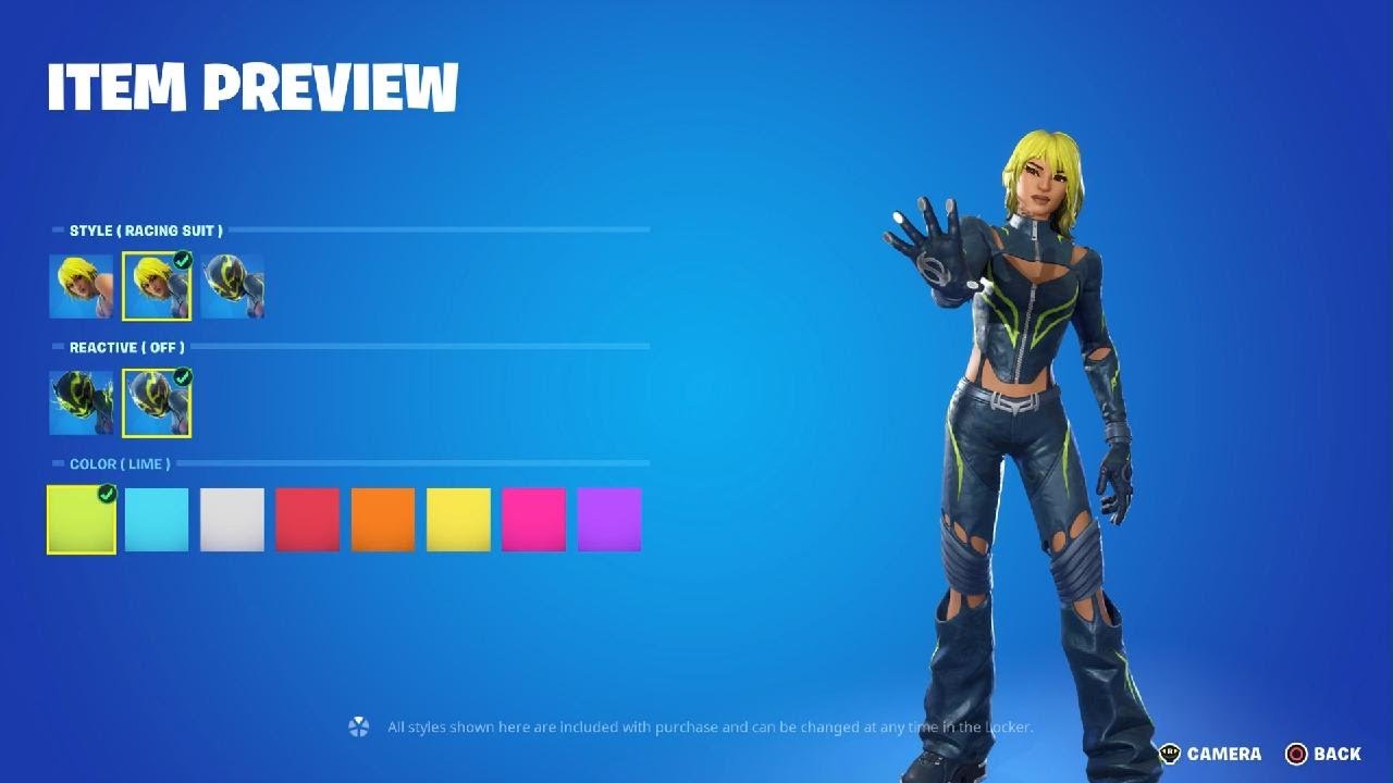 Fortnite Hana skin showcase - YouTube