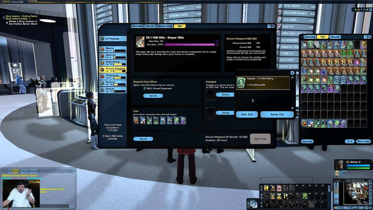 STO TR-116B Rifle - Sniper Rifle Crafting info - YouTube