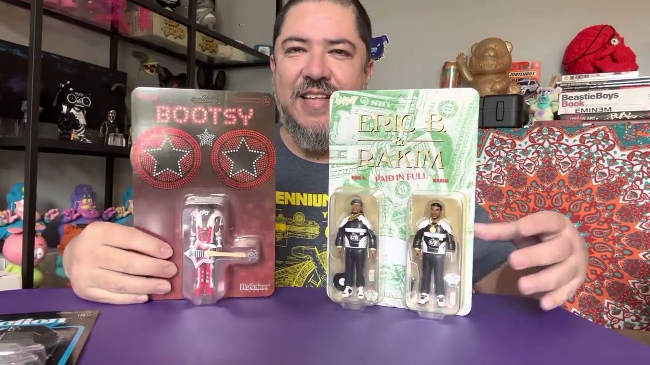 Eric B & Rakim, Bootsy Collins & Reaction Figures Stands by Super7 ...