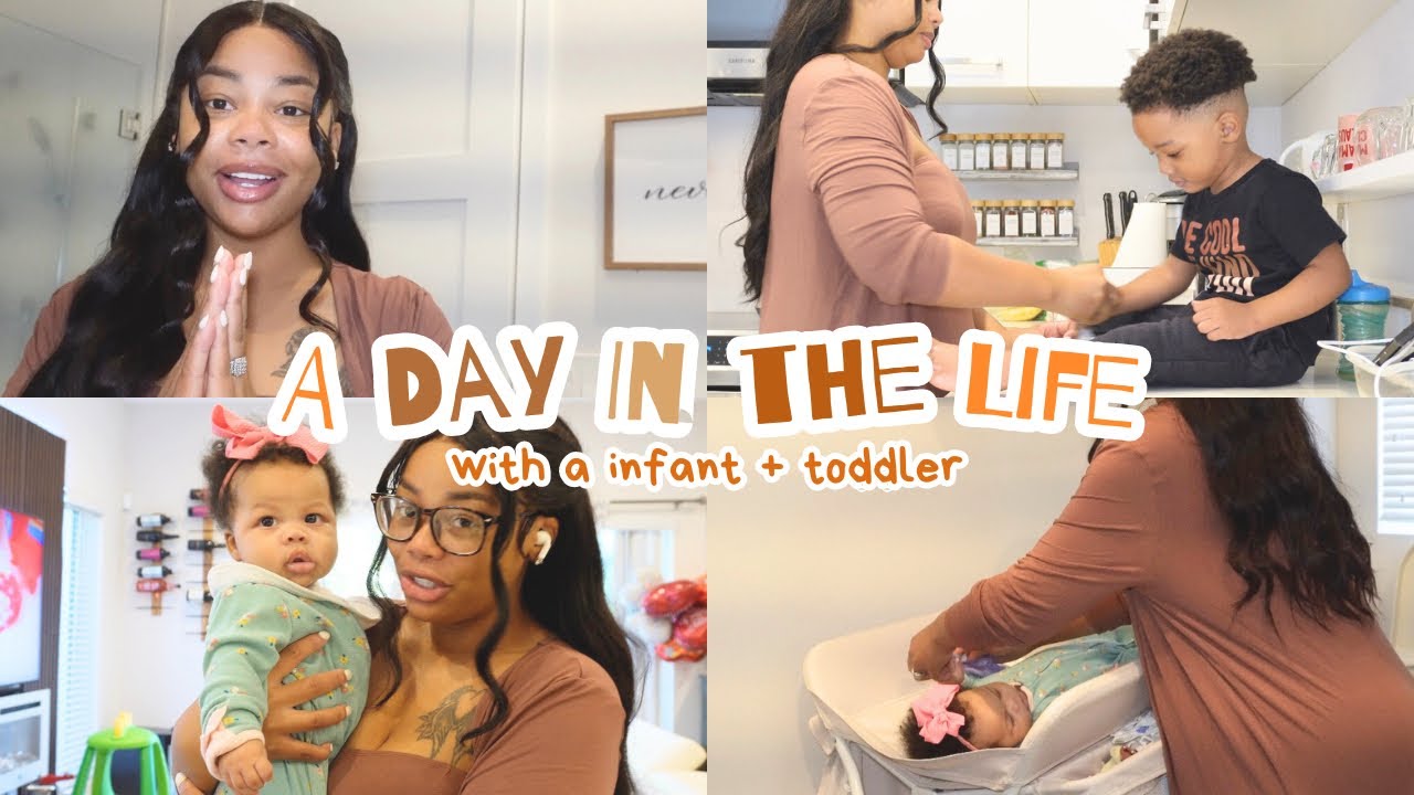 A DITL w/ a 2 year old & 5 month old | 24 hours | 2 under 3 🧸🍼 - YouTube