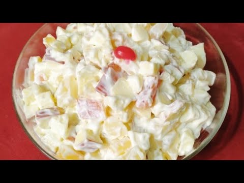 Creamy Russian Fruit Salad Restaurant Style Recipe By Food To Serve ...
