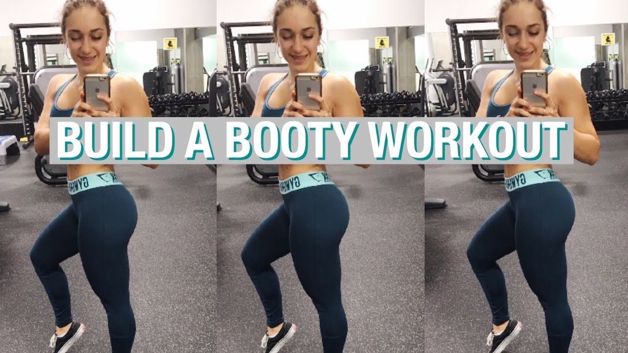 BUILD A BOOTY | Barbell only leg day workout video - YouTube