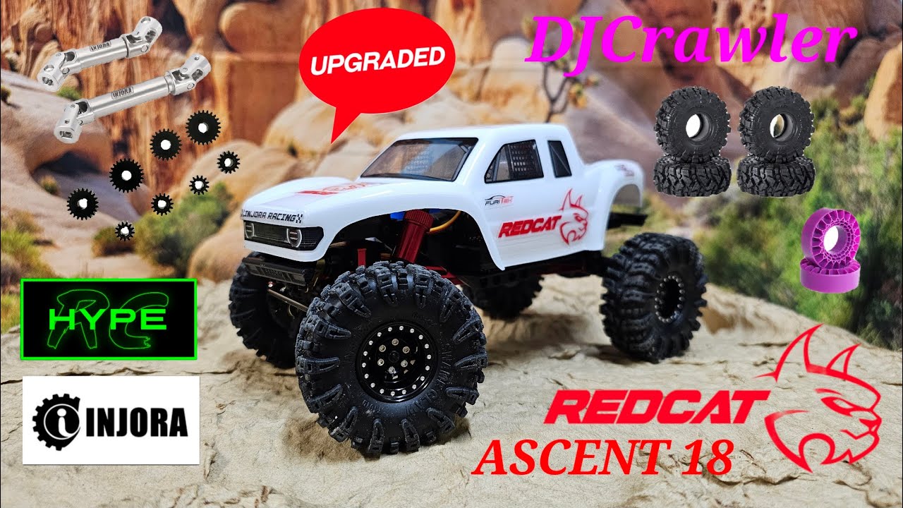 Redcat Ascent 18 comp rig INJORA, REDCAT, DJCrawler. - YouTube