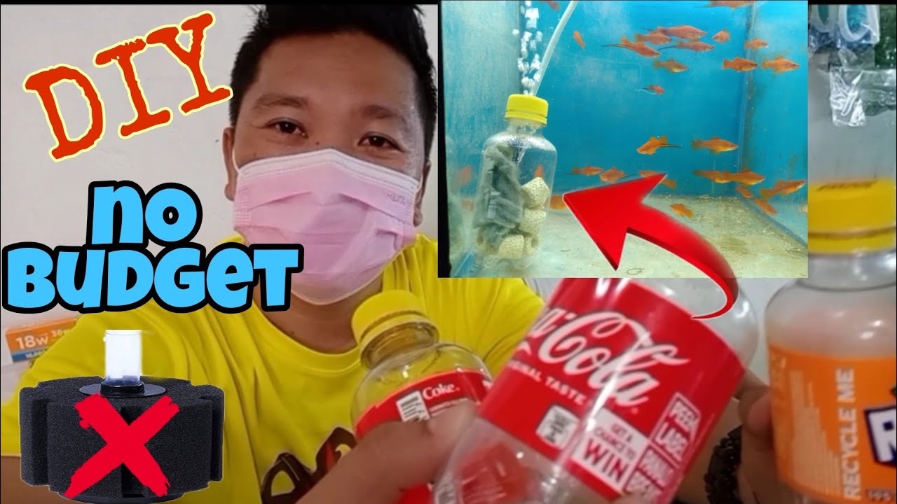 HOW TO MAKE DIY BIO FILTER FOR AQUARIUM USING PLASTIC BOTTLE Aquarium ...
