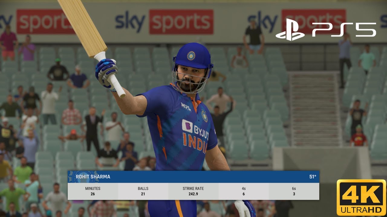 Cricket 22 : India vs England T10 | Batting Gameplay | PS5 4K HDR - YouTube