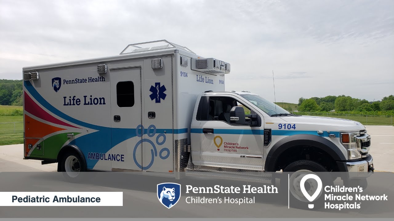 Penn State Health's newest Pediatric Ambulance. Tour with Justin ...