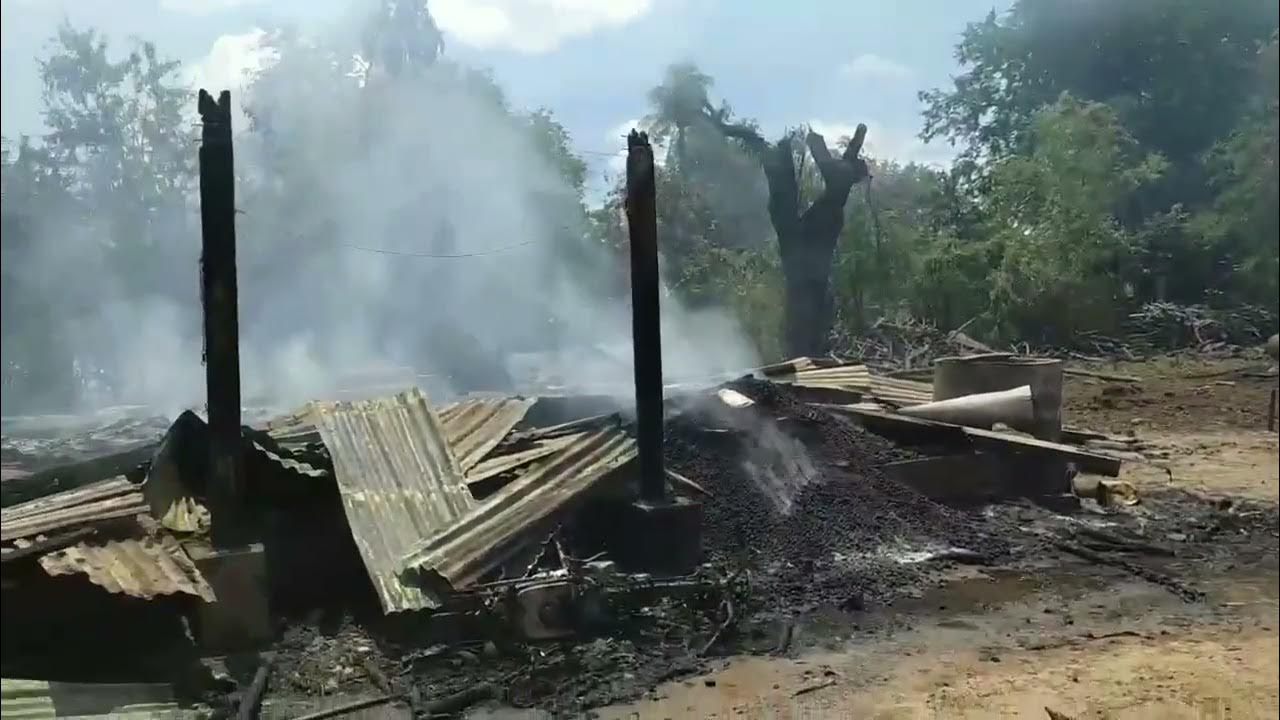 ကနီမြို့နယ် ဝါးတန်းကျေးရွာမှ ပြည်သူများ၏နေအိမ် ၁၀ လုံးကို စစ်ကောင်စီတပ