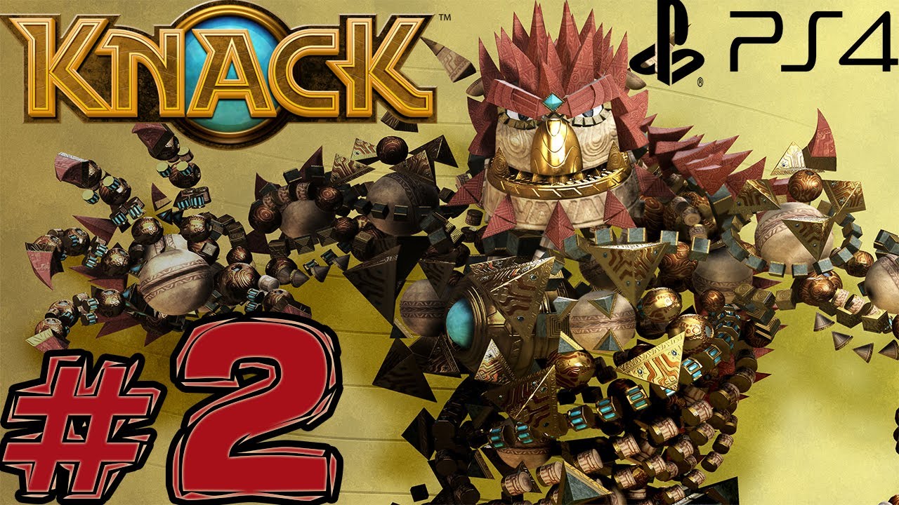 Knack - Part 2 - Mine of relics (PS4) (Walkthrough) - YouTube