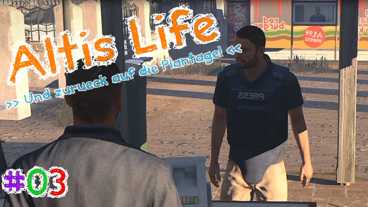 Altis Life #03 | » Und zurück auf die Plantage! « | [HD] [GER] | Let's ...