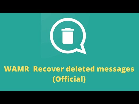 Silinmiş Mesajları Geri Getirmek WAMR