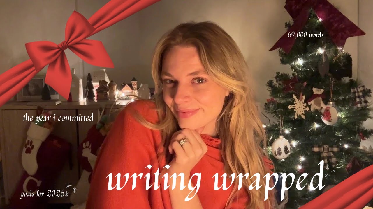 my first writing wrapped | the year I finally committed - YouTube