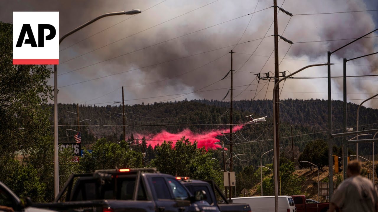 Thousands flee as wildfires sweep into mountain village of Ruidoso, New ...