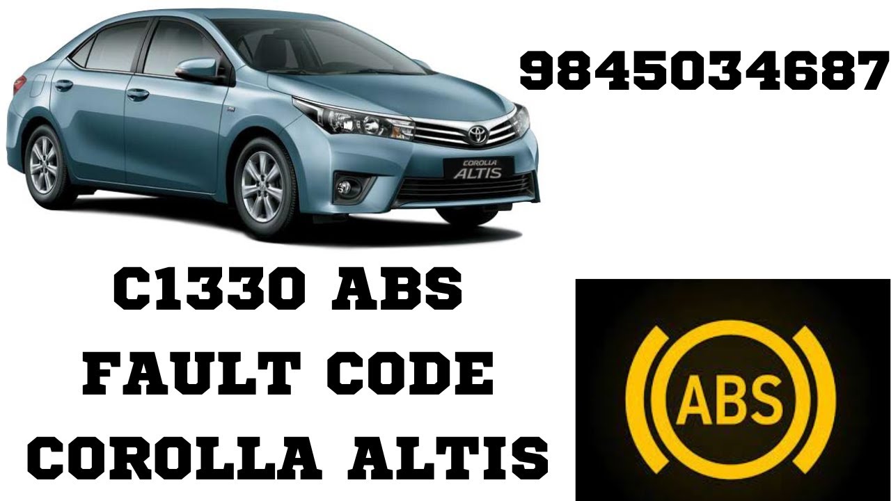 Toyota Corolla Abs Fault toyota-corolla-abs-fault