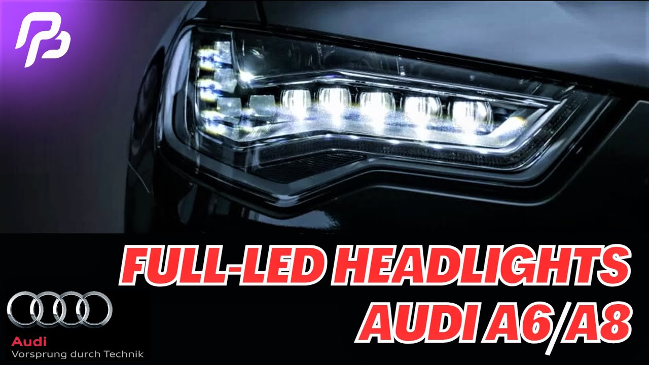 Audi Full LED Real-Life Test at Night on Highway, Country Roads (Review ...