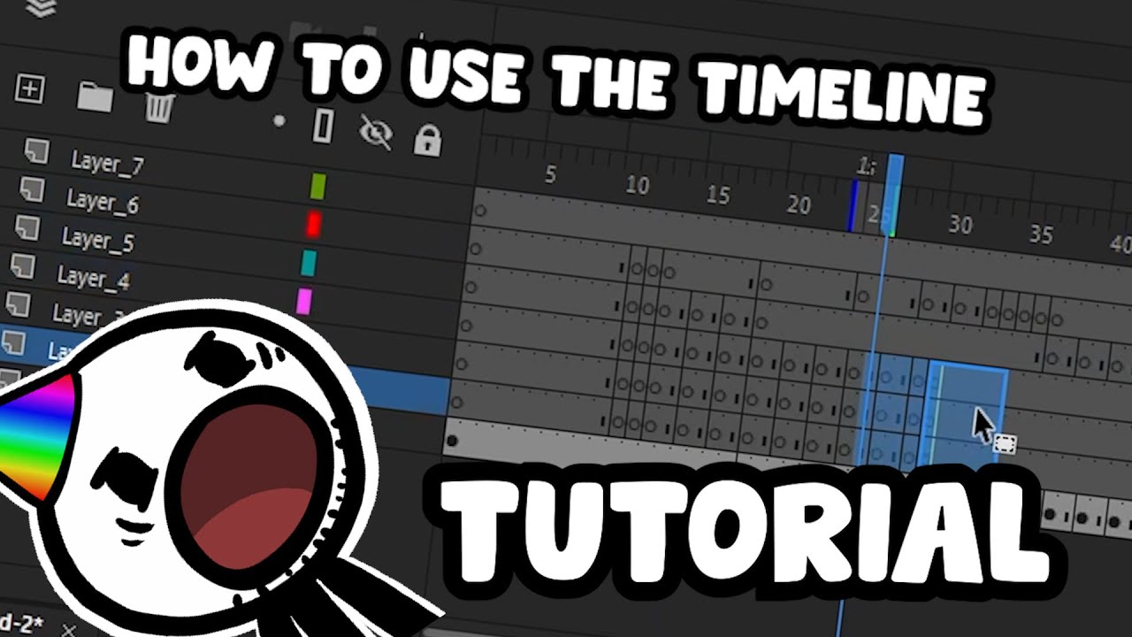 How to use the Timeline - Stick Figure Tutorial - YouTube