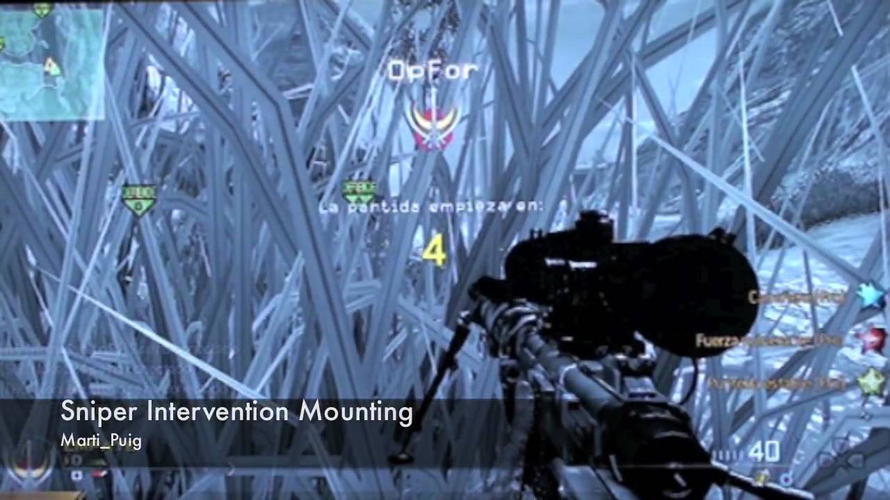 CoD MW2 Sniper Intervention Montage - YouTube