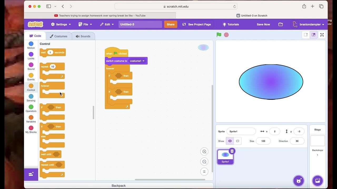 How to make a working button in Scratch - YouTube