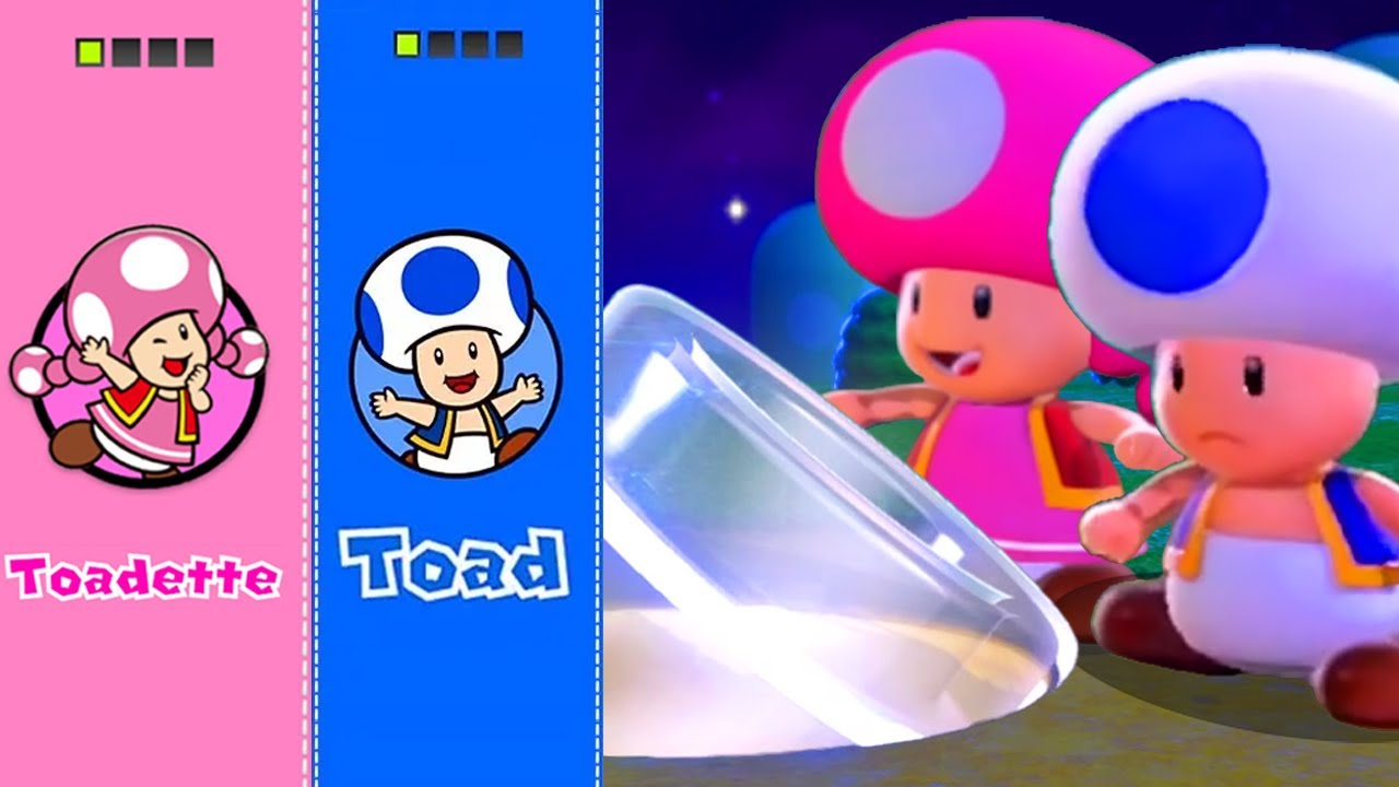 Custom Edited Mario Customs Toad Toadette Super Mario