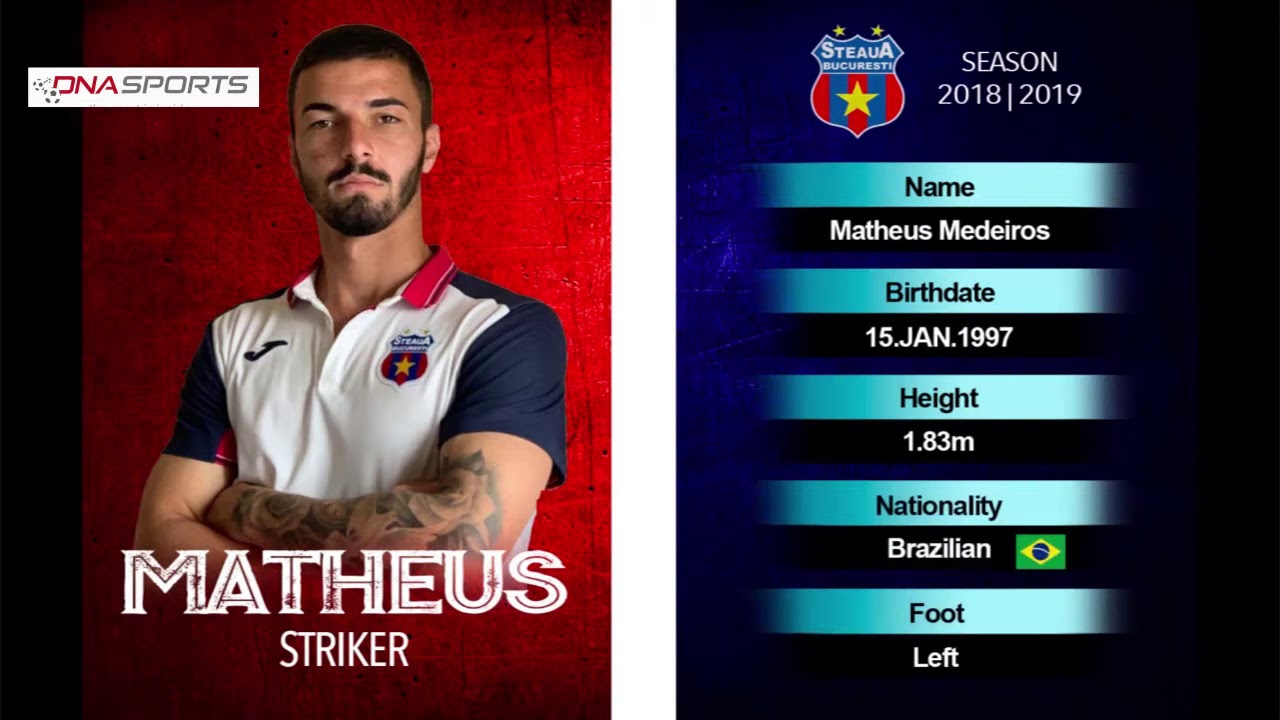 Matheus Medeiros / Center Foward / 1997 - YouTube