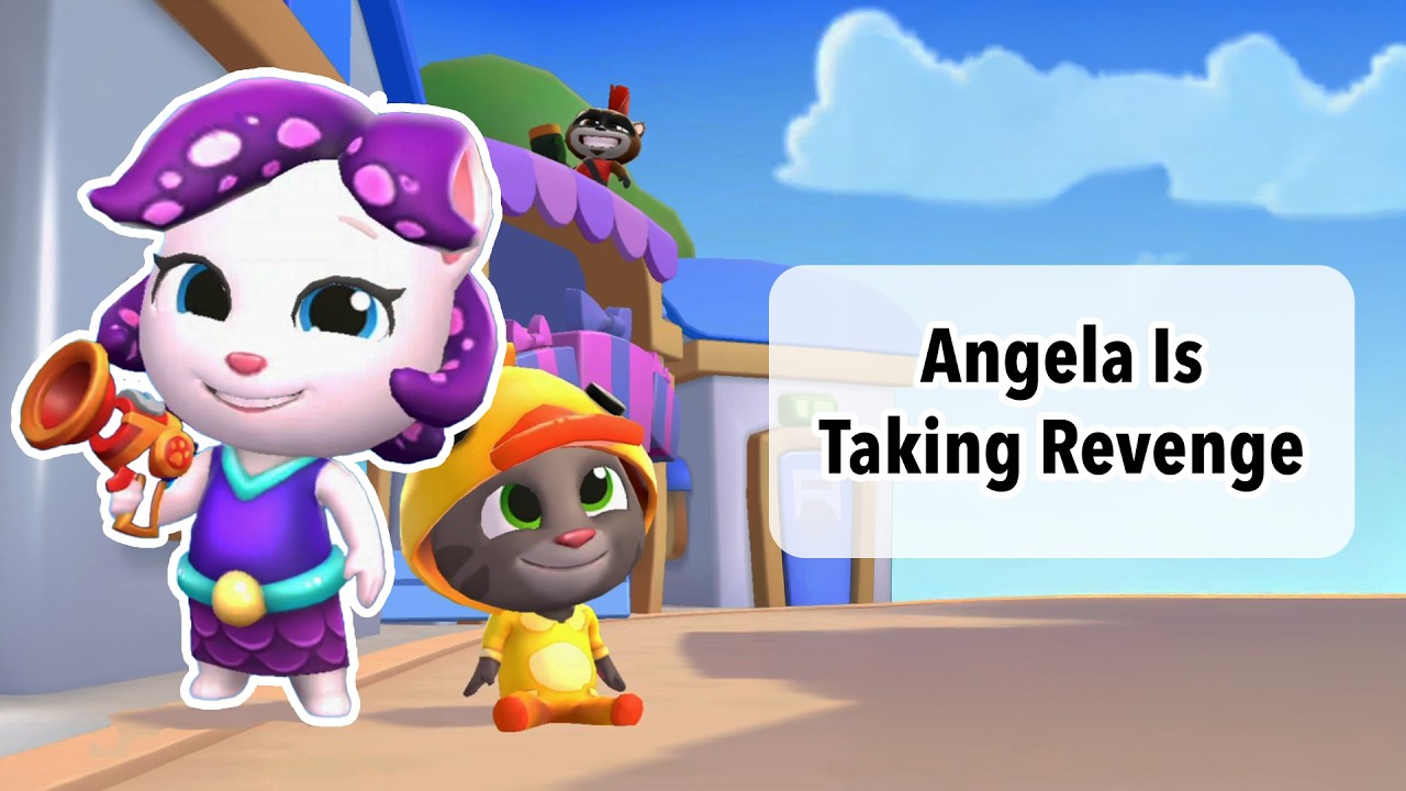 Angela Mermaid is Taking Revenge for Tom - Talking Tom Blast Park ...