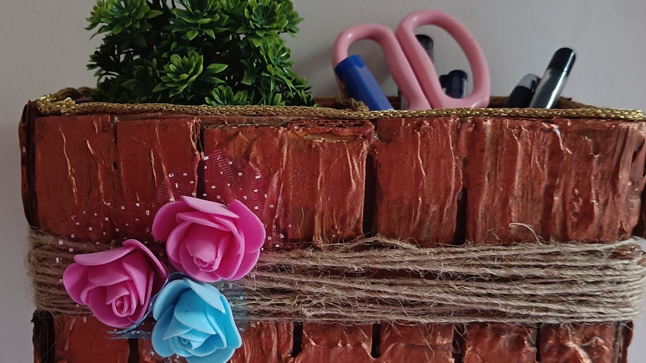 How to make decorative boxes from cardboard|DIY small storage box ...