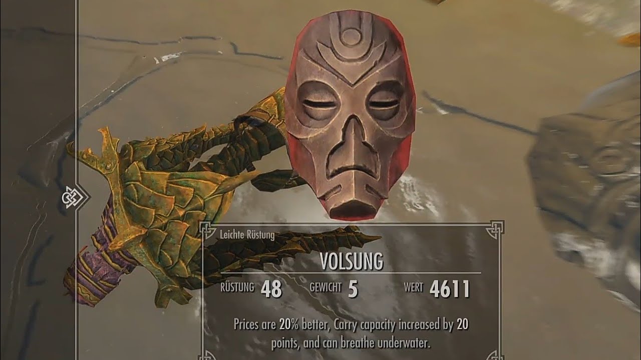 Skyrim: Drachenpriester "Volsung" 👺 (Volskygge) - YouTube