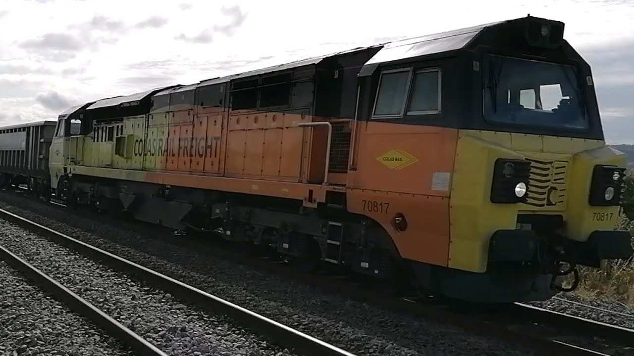 08/08/23 - Class 70 - 70817 - Longport Lr Colas to Penmaenmawr Quarry ...