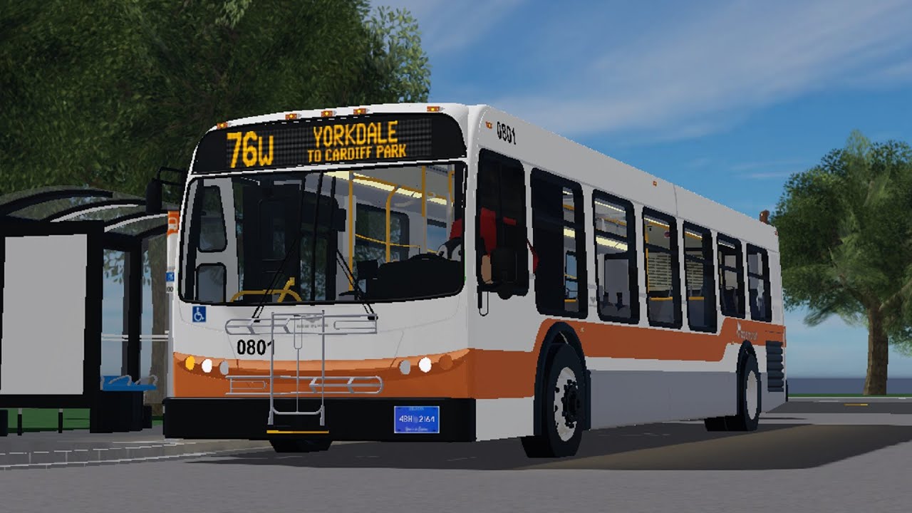 Maple Transit Commission [MTC Roblox] - New Flyer D40LFR 0801 on 76W ...