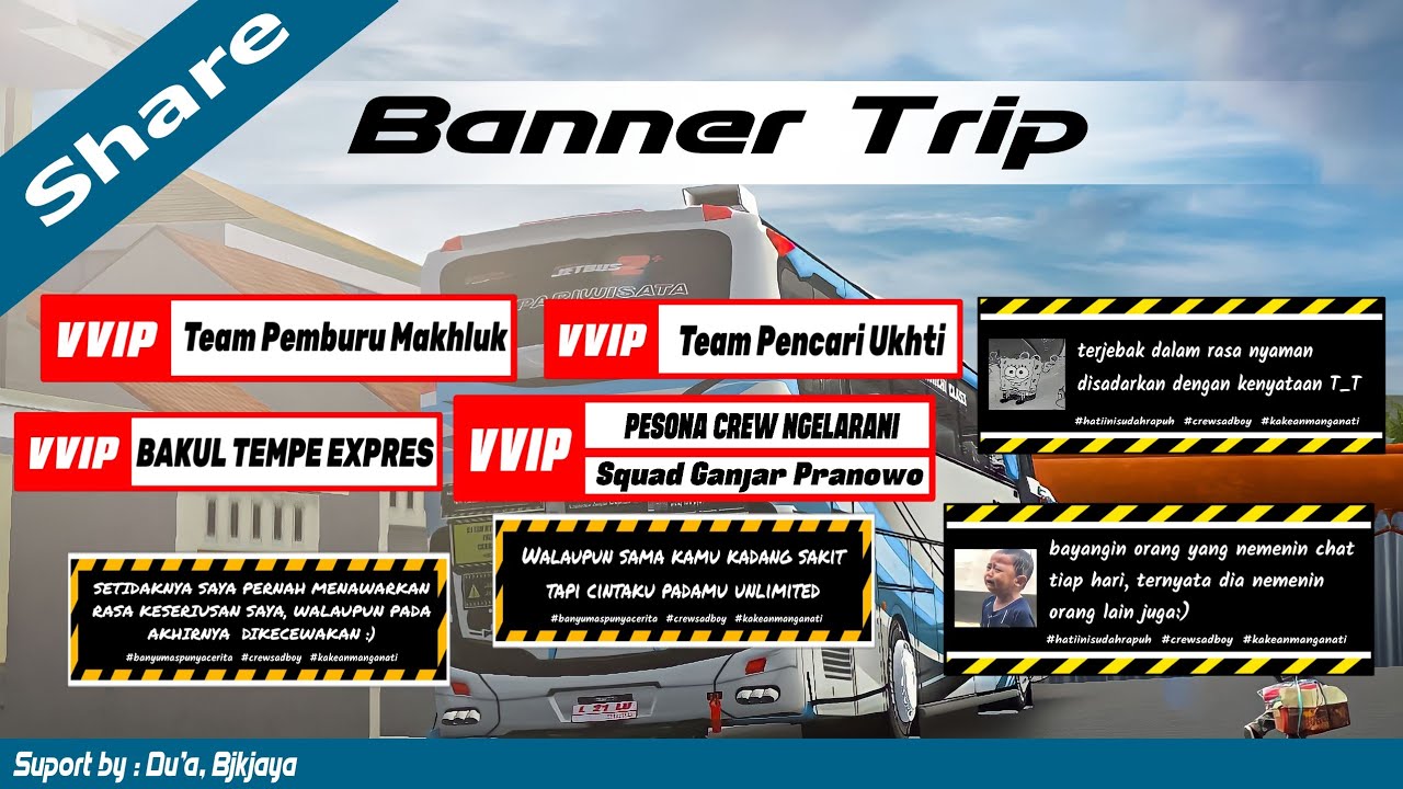 share!! banner trip free - YouTube