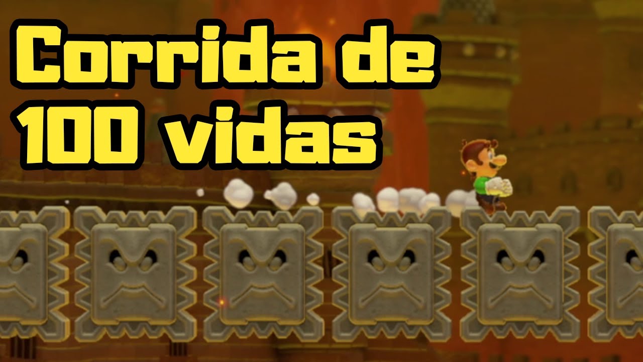 CORRIDA ATÉ 100 VIDAS NO VÍDEO #100 [Super Mario Maker 2][#100] - YouTube