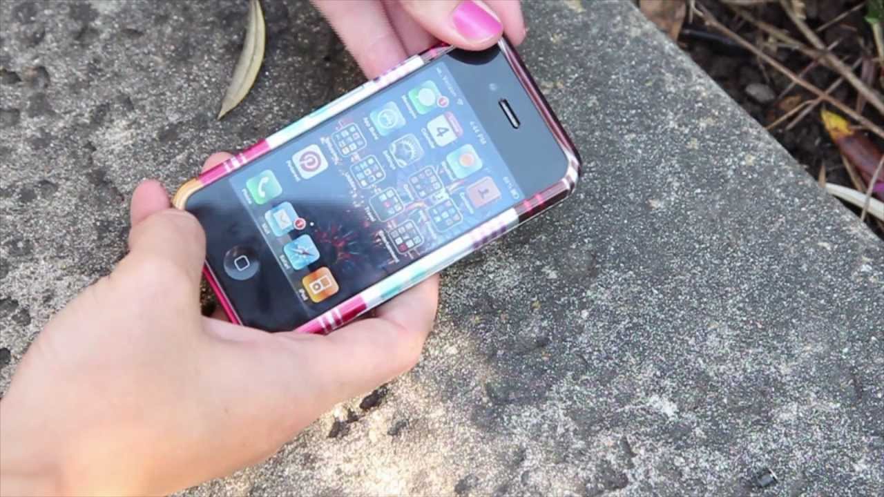 Cell Phone Drop Test in Slow Motion - YouTube