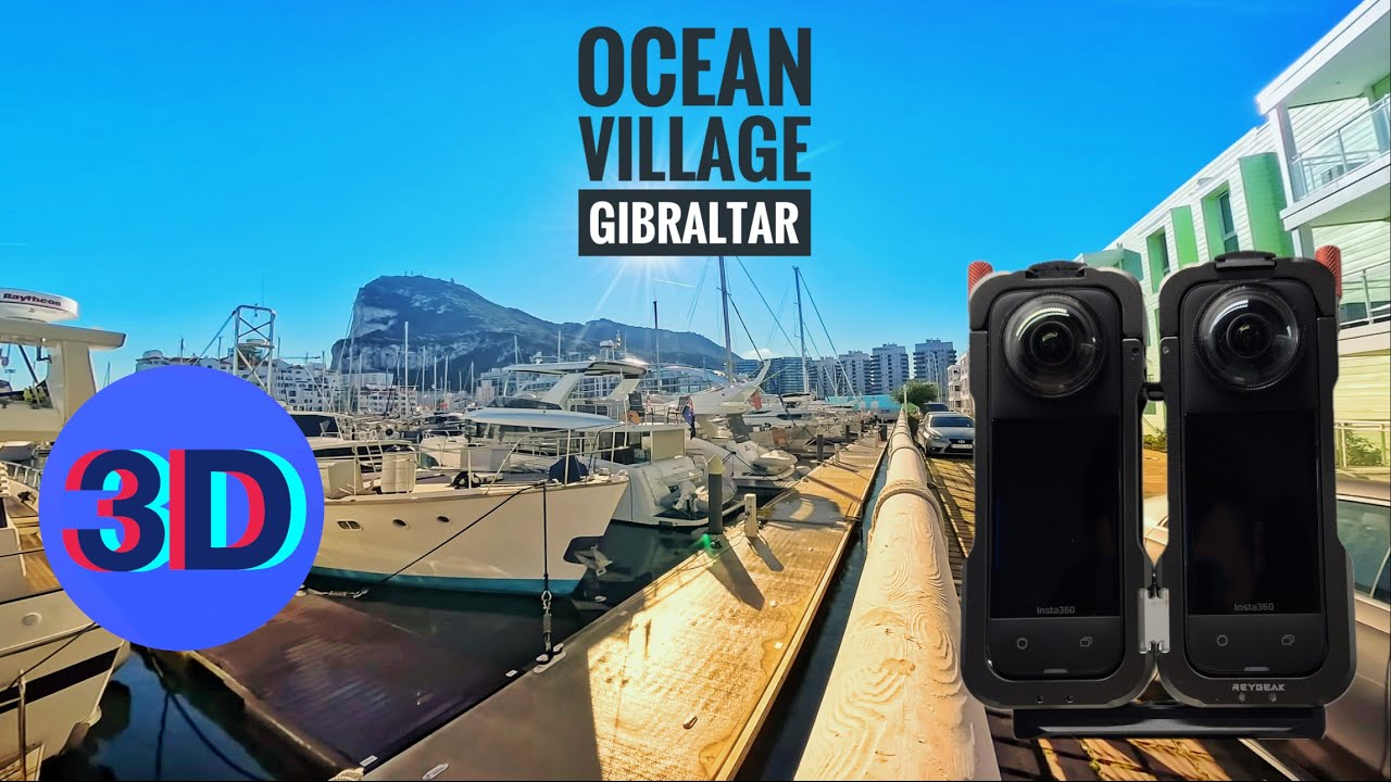 [4K] [3D] Gibraltar - Ocean Village (3D screens optimised) - YouTube