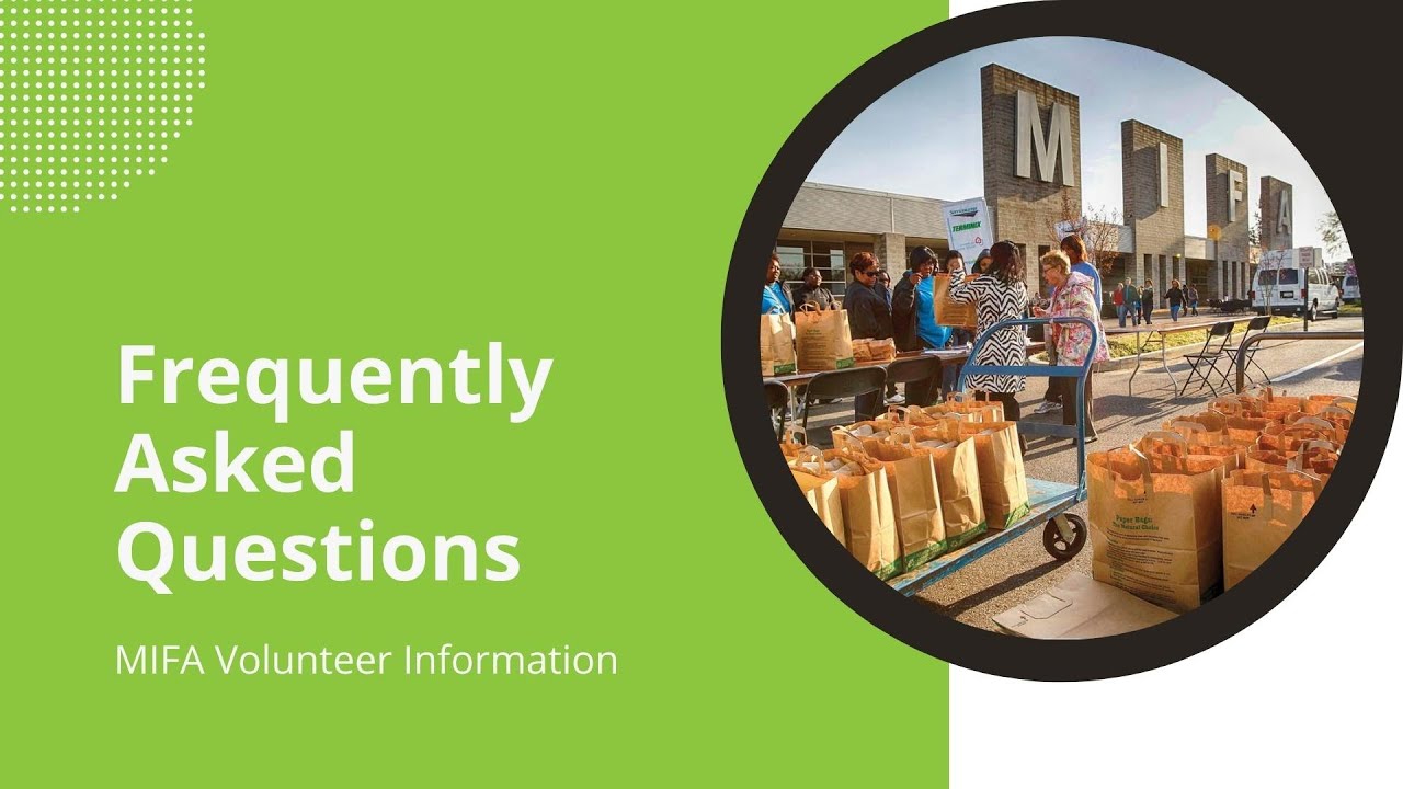Frequently Asked Questions from MIFA Meals Volunteers - YouTube