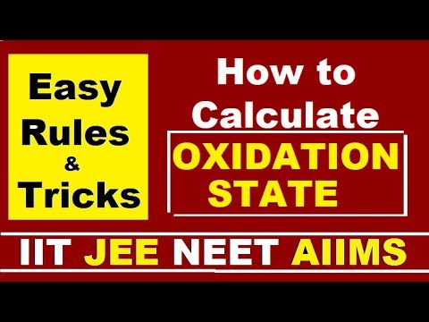 (Easy Rules) How to Calculate Oxidation State With Examples.(Redox ...