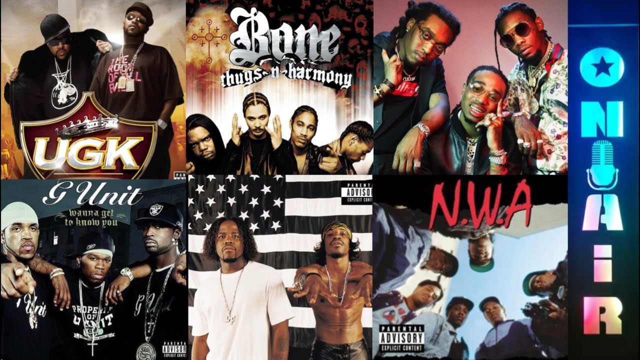 Top 10 Hip Hop Groups Of All Time!! NWA, OutKast,Run DMC,Bone Thugs ...
