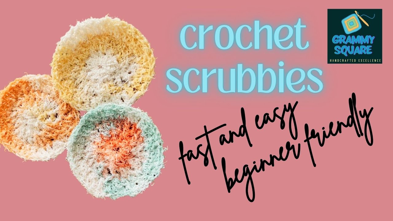 Crochet Scrubbies | Make One in 15 Short Minutes! | #crochet - YouTube