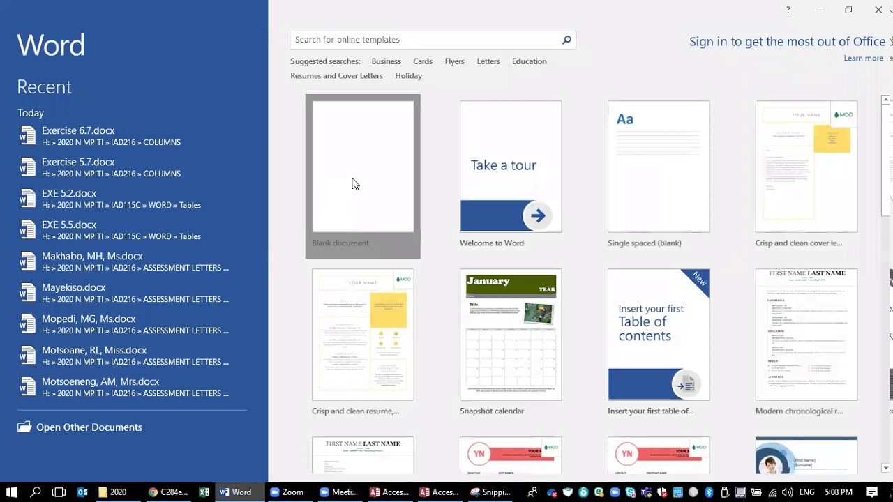 Exercise 1 5 Access - YouTube