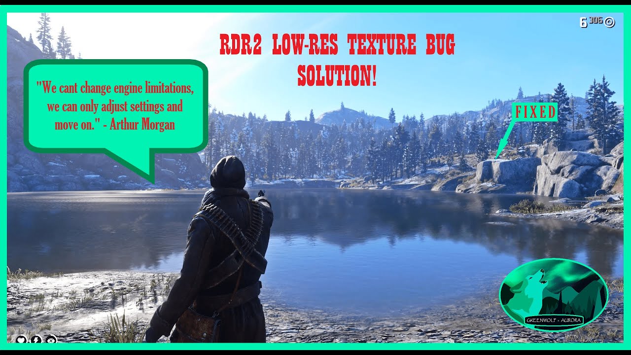 **RDR2 LOW-RES TEXTURE BUG SOLUTION!!** - YouTube