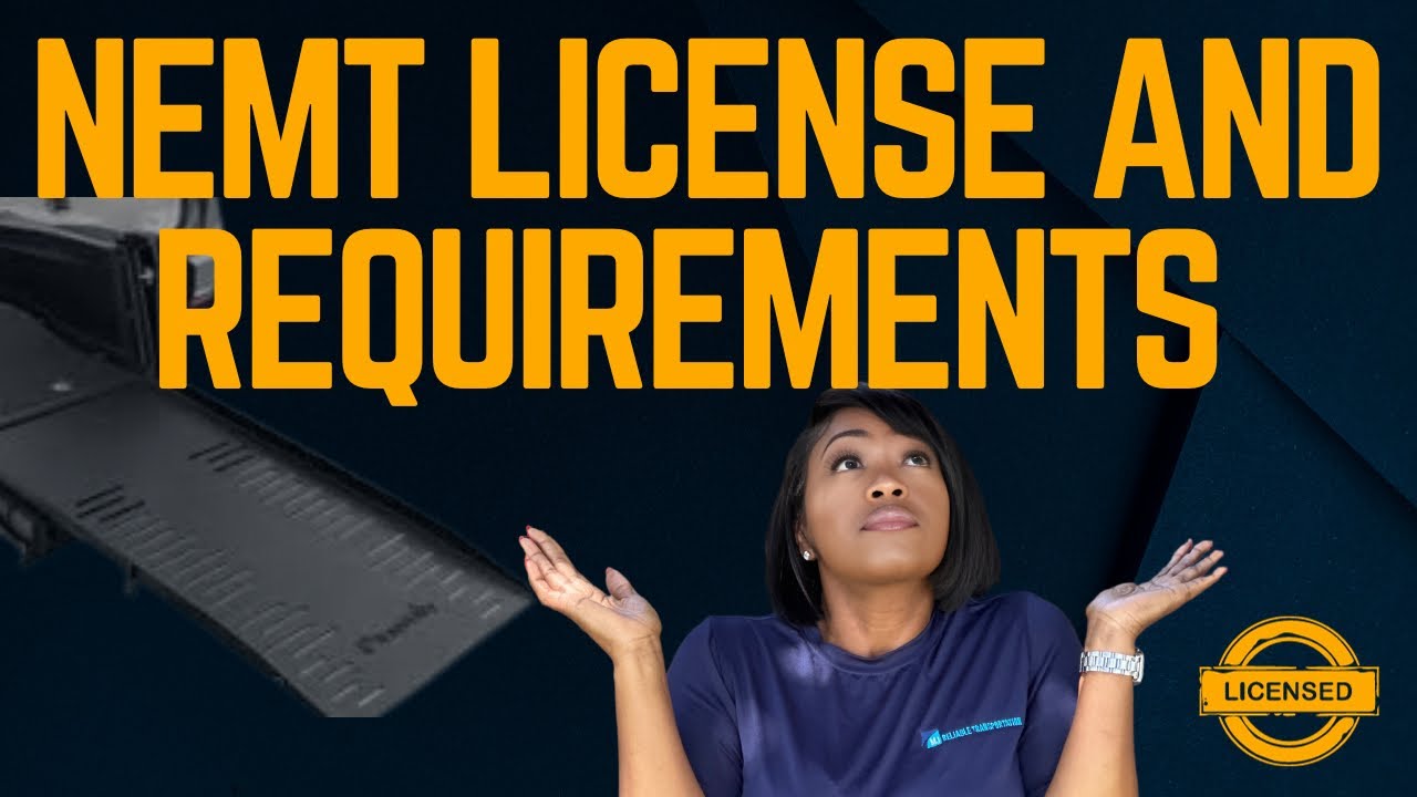 License & Credentials l Non-Emergency Medical Transportation - YouTube
